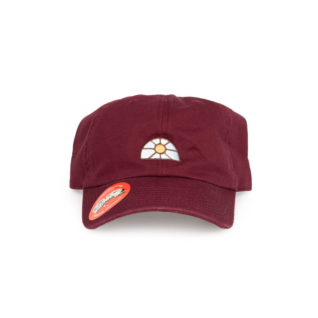 Sun Rays Burgundy Vintage Retro Dad Hat – Ratbag Garage Australia